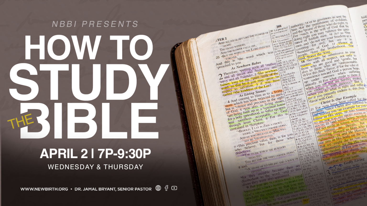 Events from February 8, 2022 – March 22, 2022 – NEWBIRTH